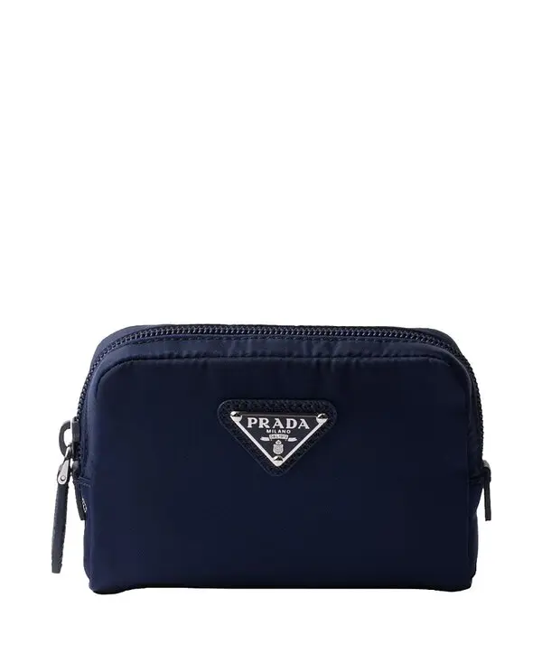 Prada Micro Re-nylon Pouch - Blue