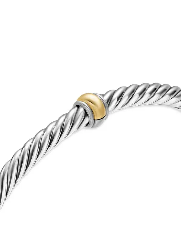 David Yurman Cable Flex Station Bracelet - Silver