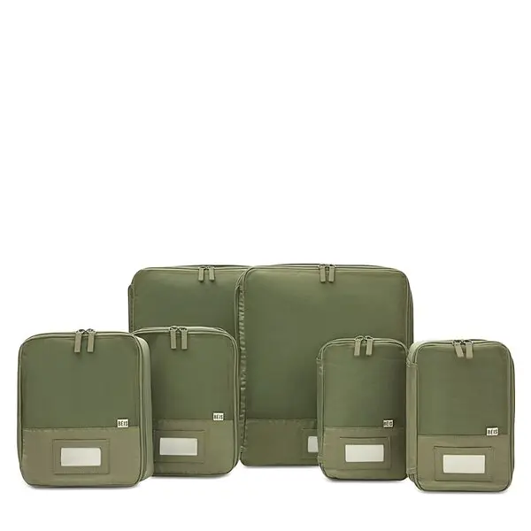 BEIS The Compression Packing Cubes, Set Of 4 - Olive