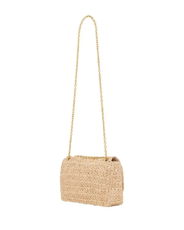 Gerard Darel Le Fanny Raffia Crossbody Bag