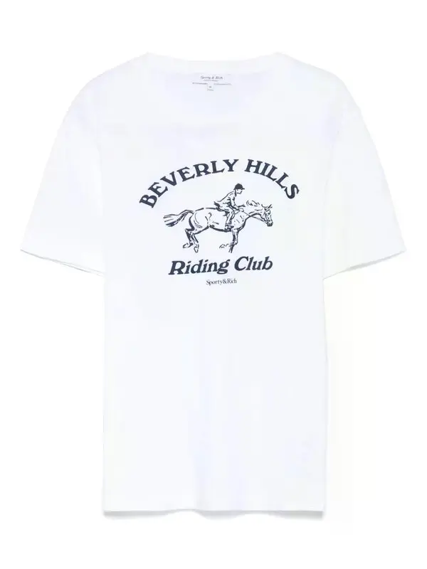 SPORTY & RICH Beverly Hills Riding Club T-shirt - White
