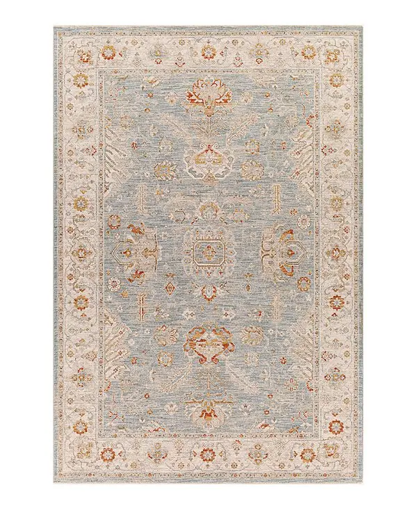 Livabliss Avant Garde Avt-2318 Area Rug, 6'7 X 9'6 - Denim/rust