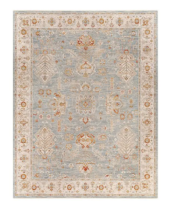 Livabliss Avant Garde Avt-2318 Area Rug, 7'10 X 10'2 - Denim/rust