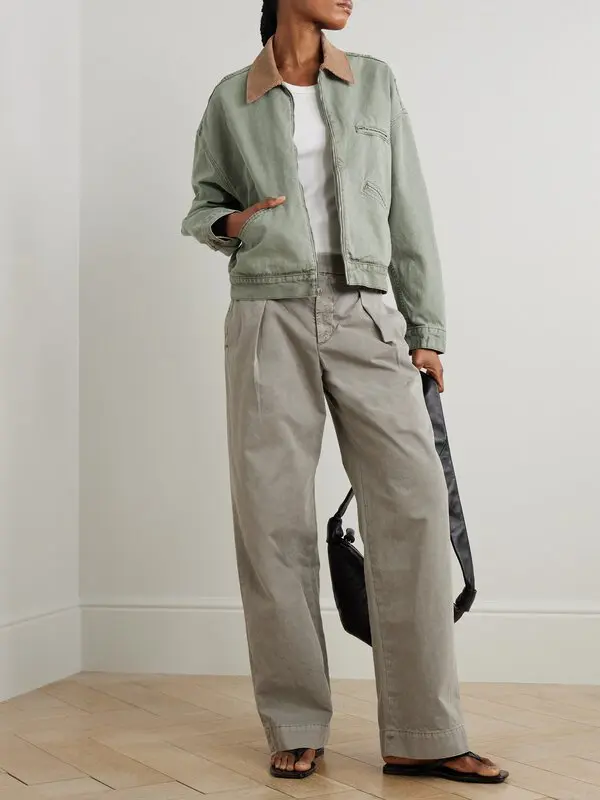 SLVRLAKE Camden Garage Cotton-canvas Jacket