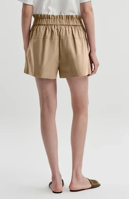 A.L.C. Cotton Paperbag Waist Shorts