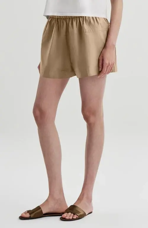 A.L.C. Cotton Paperbag Waist Shorts