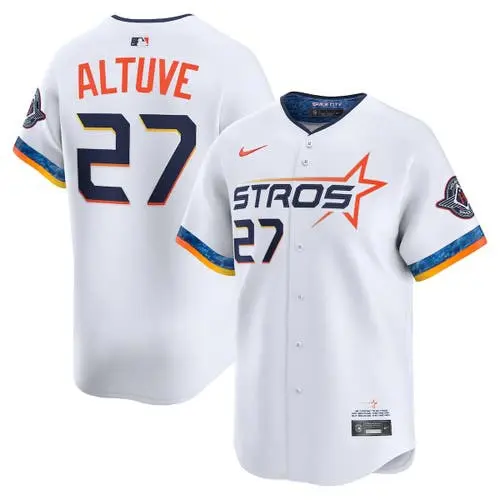 Nike Jose Altuve Houston Astros 2025 City Connect Limited Player Jersey - White