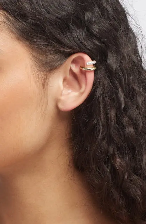 Shashi Bree Cubic Zirconia Single Ear Cuff