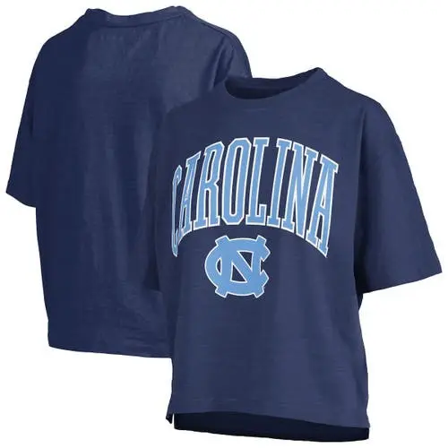 PRESSBOX North Carolina Tar Heels Oversized Slub T-shirt - Navy