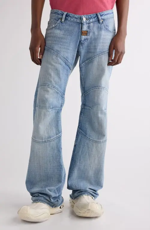 Balenciaga Fitted Low Rise Bootcut Jeans