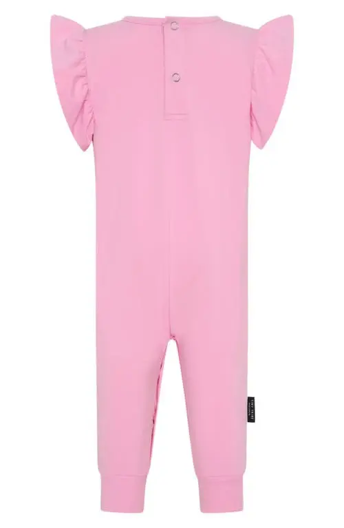 TINY TRIBE Core Cotton Jersey Ruffle Romper