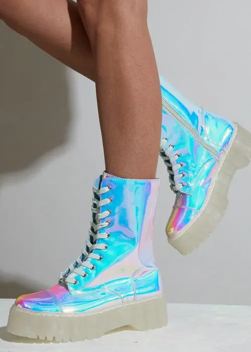 SPARKL Elle Combat Boot