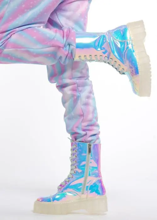 SPARKL Elle Combat Boot