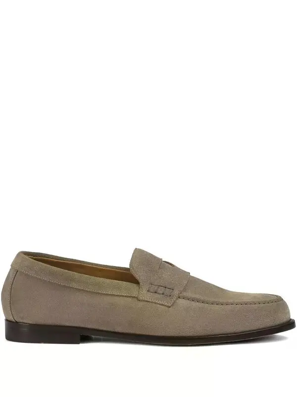 DOUCAL'S Suede Loafers - Neutrals