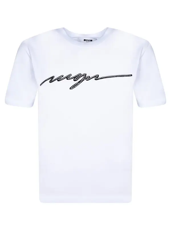 MSGM Cotton T-shirt - White