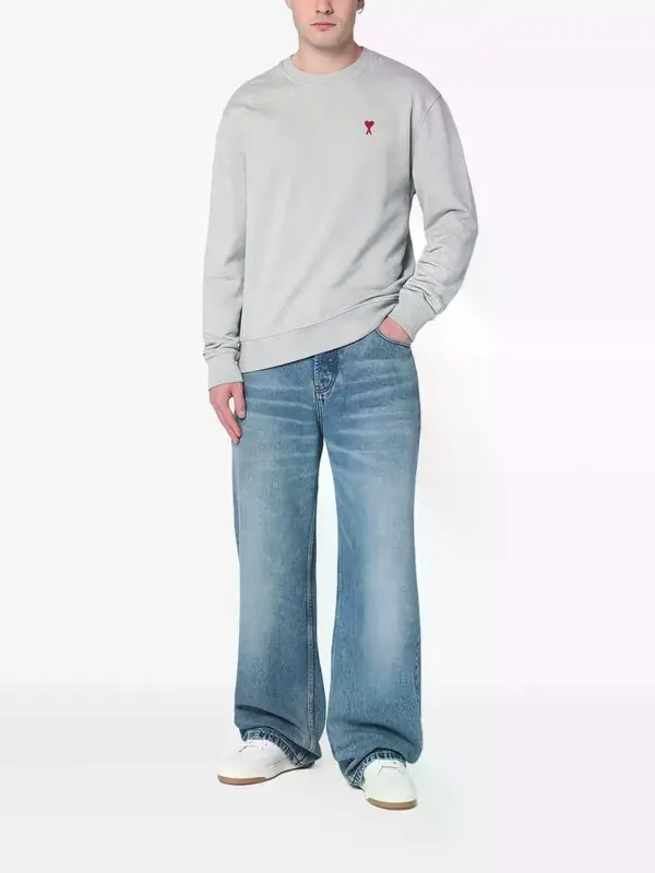 AMI Paris De Coeur Motif Sweatshirt