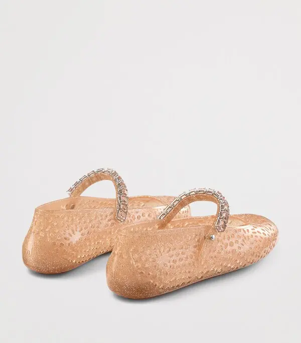 JIMMY CHOO Jelly Ballet Flats - Beige