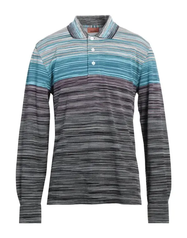 Missoni Polo Shirt Size Cotton - Blue
