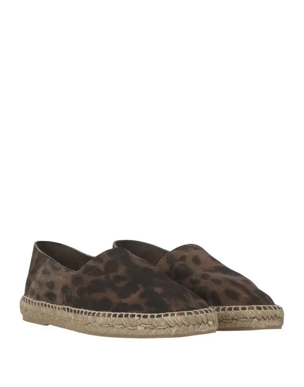 TOM FORD Chocolate Calfskin Espadrilles - Brown