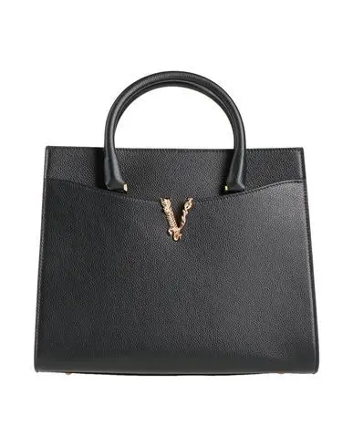 Versace Handbag In Calfskin Leather
