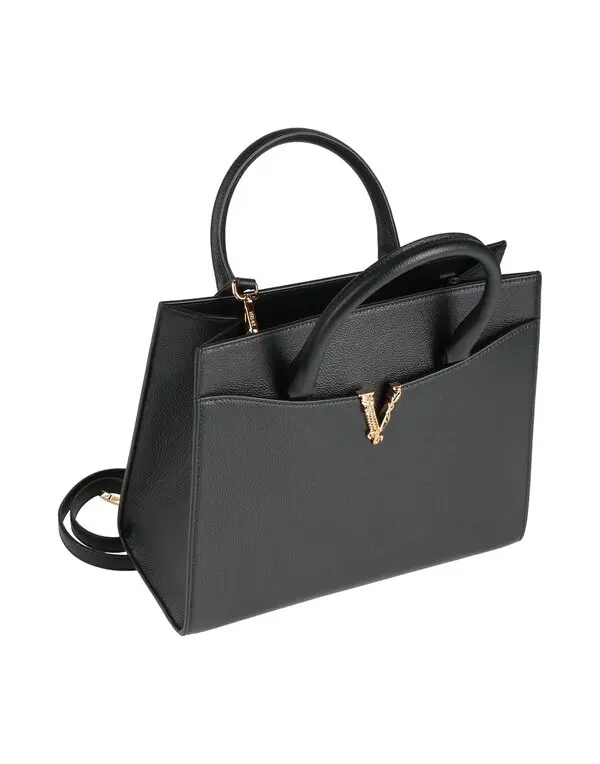 Versace Handbag In Calfskin Leather