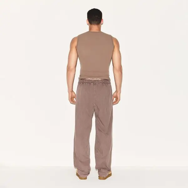 SKIMS Woven Karate Pant - Umber