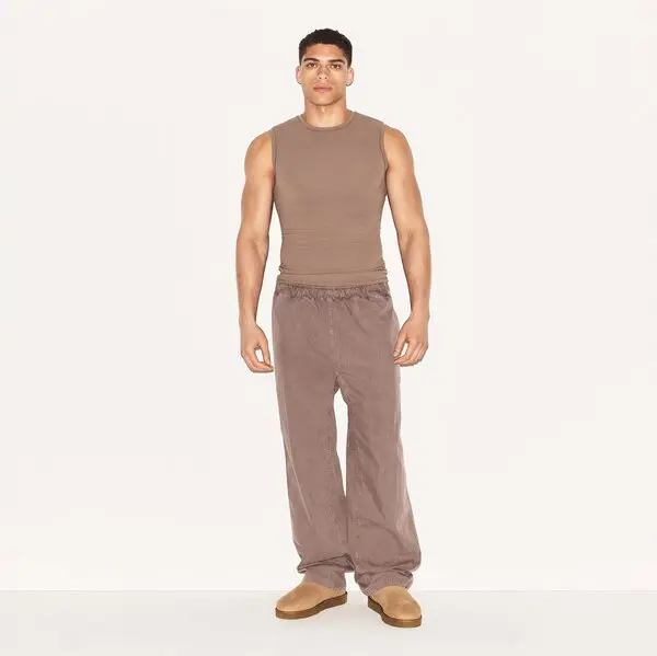 SKIMS Woven Karate Pant - Umber