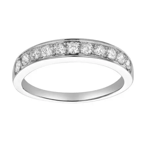 LUVMYJEWELRY Apex 14k Gold 0.5ct Diamond Band Ring - 14k White Gold
