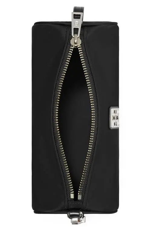 Tory Burch Virginia Nylon Cylinder Shoulder Bag - Black