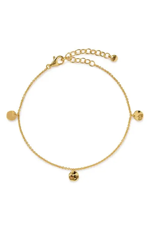 Monica Vinader Siren Muse Disc Chain Bracelet - 18k Gold Vermeil