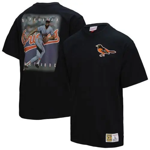 Mitchell & Ness Cal Ripken Jr. Baltimore Orioles Legends Collection Vintage Logo T-shirt