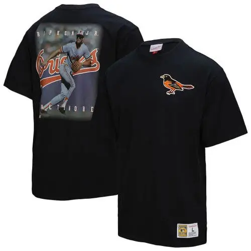 Mitchell & Ness Cal Ripken Jr. Baltimore Orioles Legends Collection Vintage Logo T-shirt