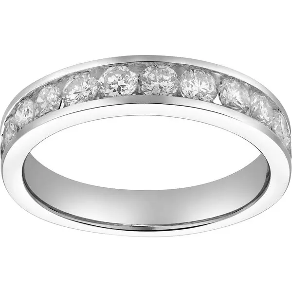 LUVMYJEWELRY 14k Gold Diamond Band Ring 1.04ct - 14k White Gold