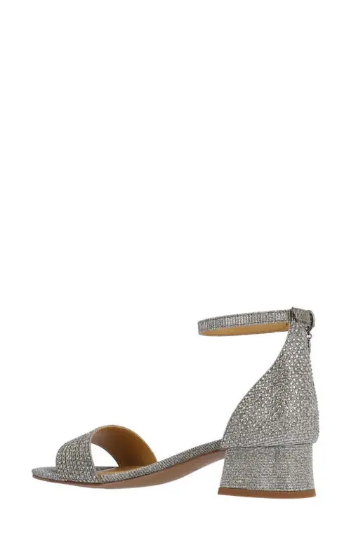 J. Reneé Winsley Ankle Strap Sandal - Pewter