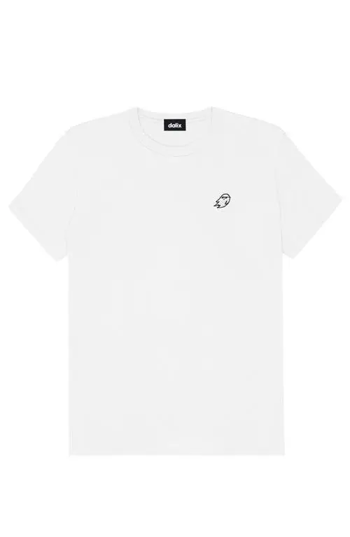 DALIX Ghost Mode Relaxed Jersey Tee - White