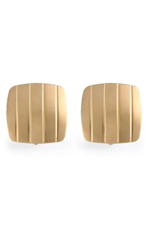 IVI LOS ANGELES Slot Clip-on Earrings - Yellow Gold
