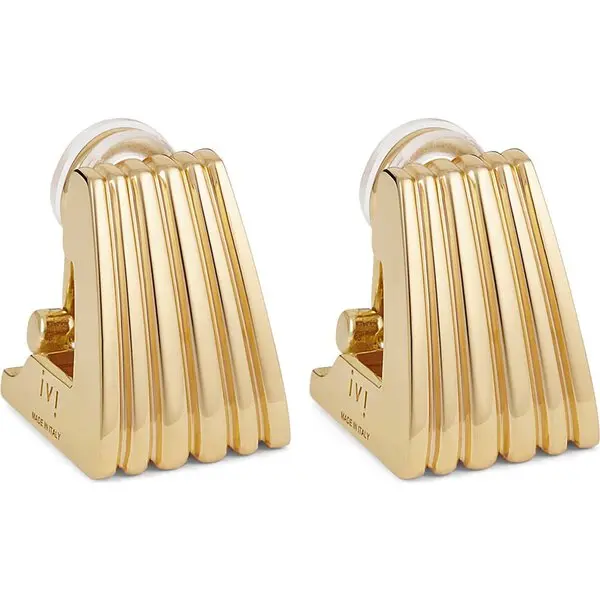 IVI LOS ANGELES Liz Clip-on Earrings - Yellow Gold