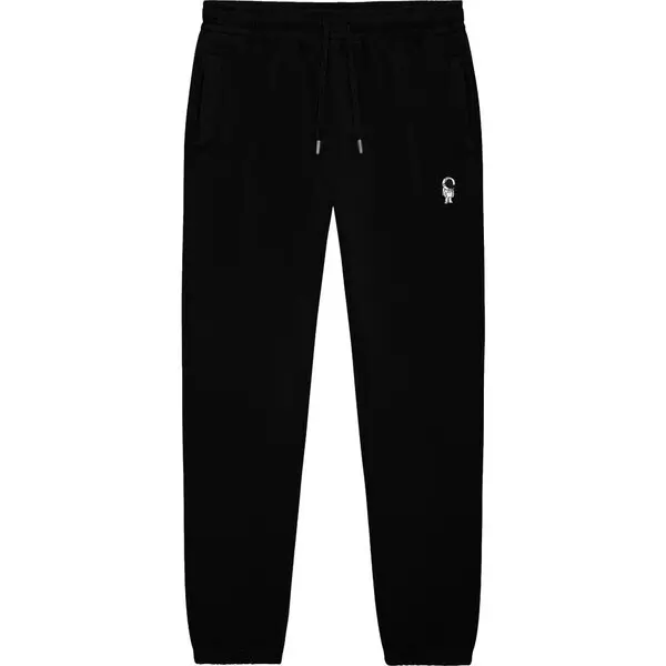 DALIX Astronaut Heavy Weight Fleece Sweatpant - Black
