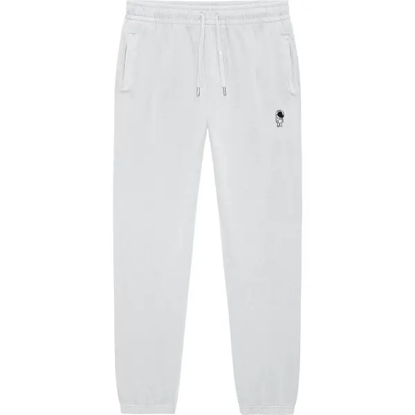 DALIX Astronaut Heavy Weight Fleece Sweatpant - Lunar Gray