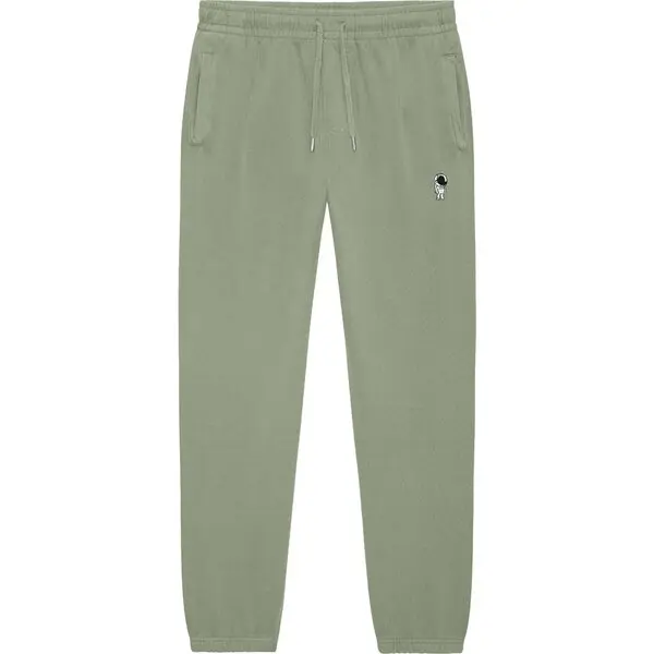 DALIX Astronaut Heavy Weight Fleece Sweatpant - Oil Green