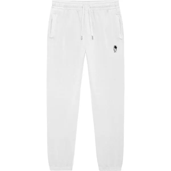 DALIX Astronaut Heavy Weight Fleece Sweatpant - White