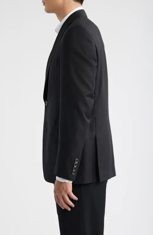 HERITAGE GOLD Pebble Weave Wool Suit Jacket