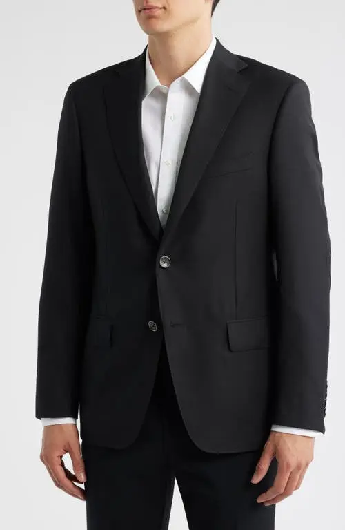 HERITAGE GOLD Pebble Weave Wool Suit Jacket