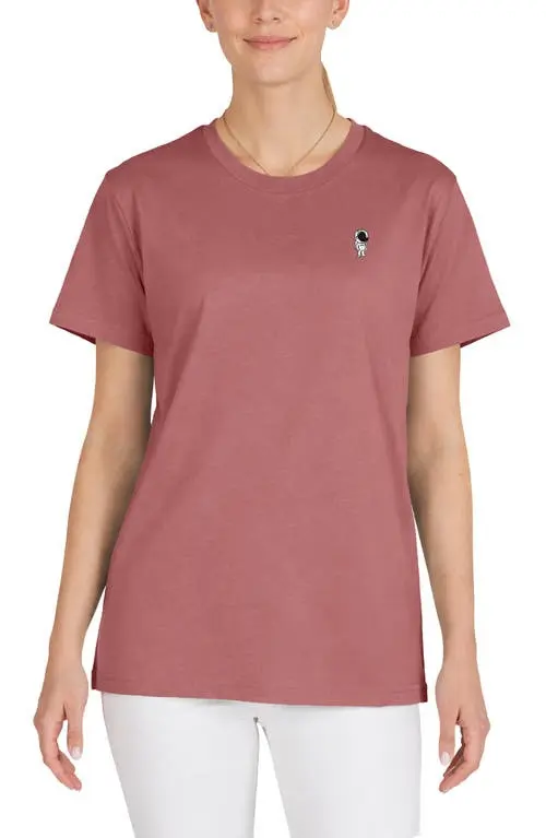DALIX Astronaut Jersey Relaxed T-shirt - Mauve