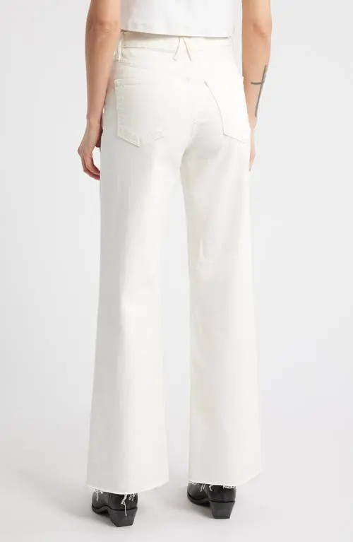 SLVRLAKE Grace High-waist Wide-leg Jeans - White
