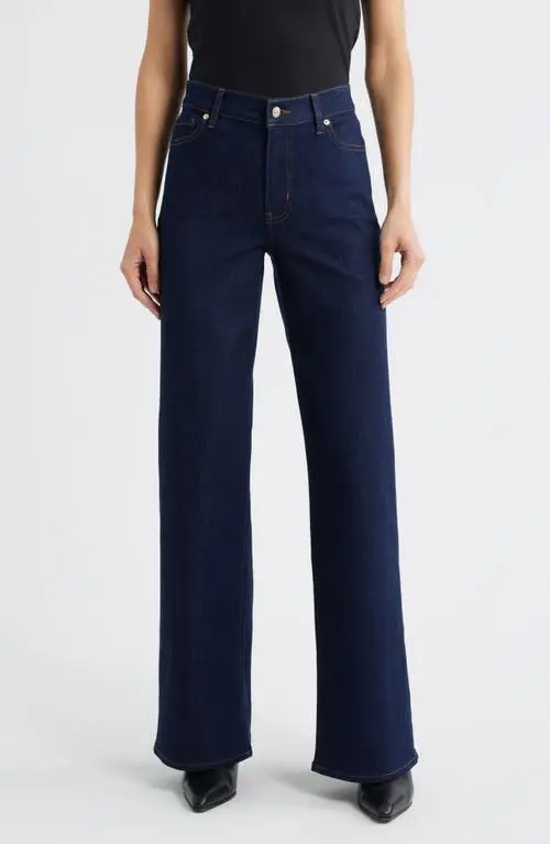 FRAME Long Le Slim Palazzo High-waist Wide-leg Jeans - Rinse