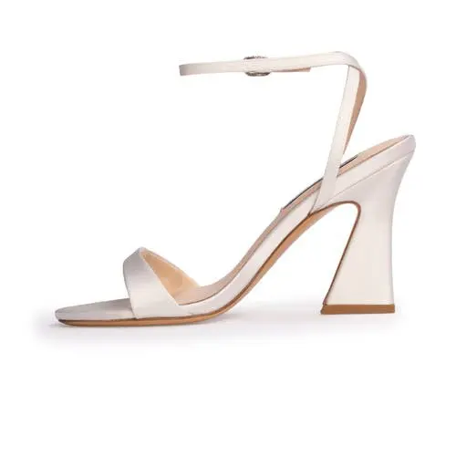 ANNE BARGE Muse Sandal - White Satin