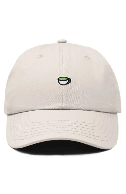 DALIX Lil Matcha Baseball Cap - Beige