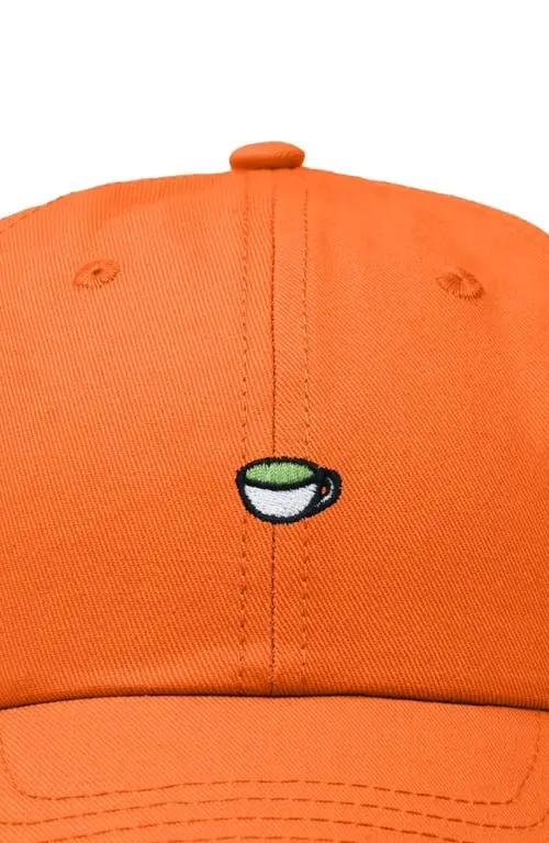 DALIX Lil Matcha Baseball Cap - Orange