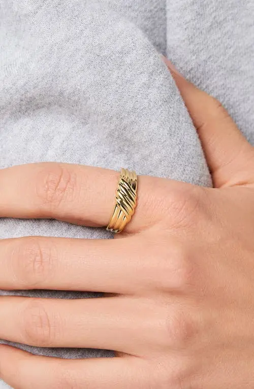 ANA LUISA Lydia Twisted Band Ring